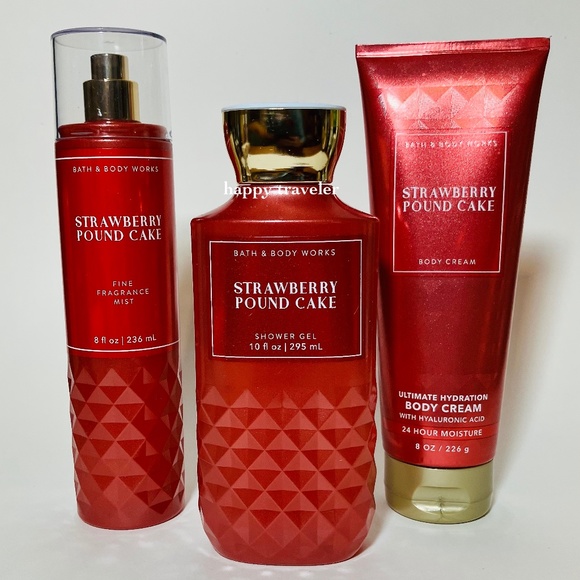 Bath & Body Works | Skincare | Strawberry Pound Cake | Poshmark